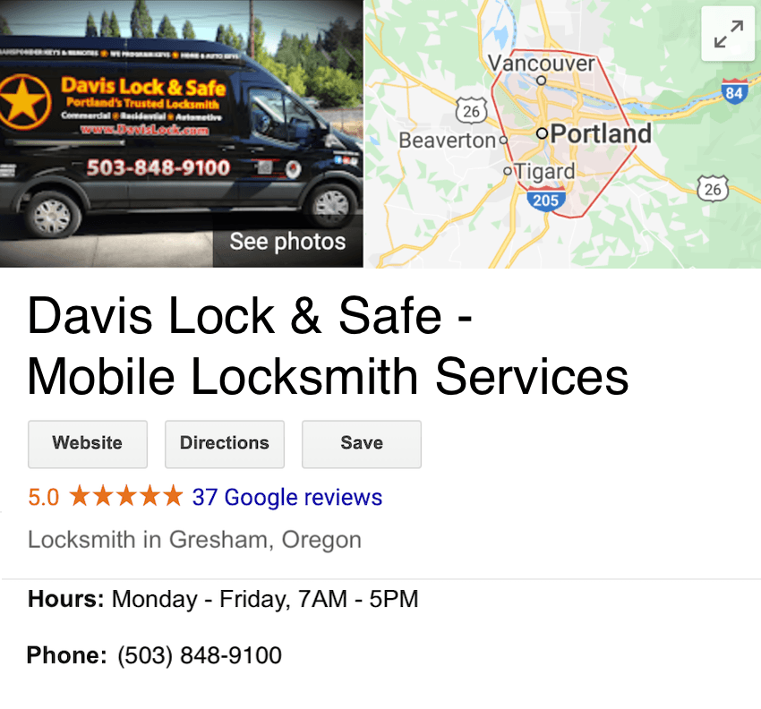 Davis Lock & Safe - Honest & Trusted Locksmith Services in Portland Oregon